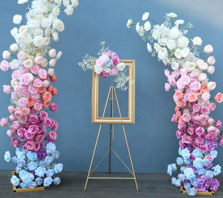 Multicolor rose backdrop flowers – WeddingStory Shop